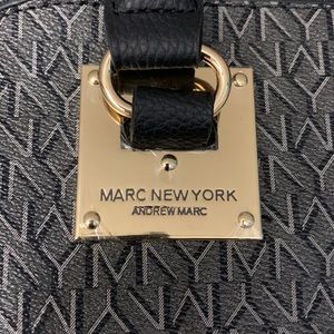 Andrew Marc | Bags | Marc New York Logo Satchel Handbag | Poshmark